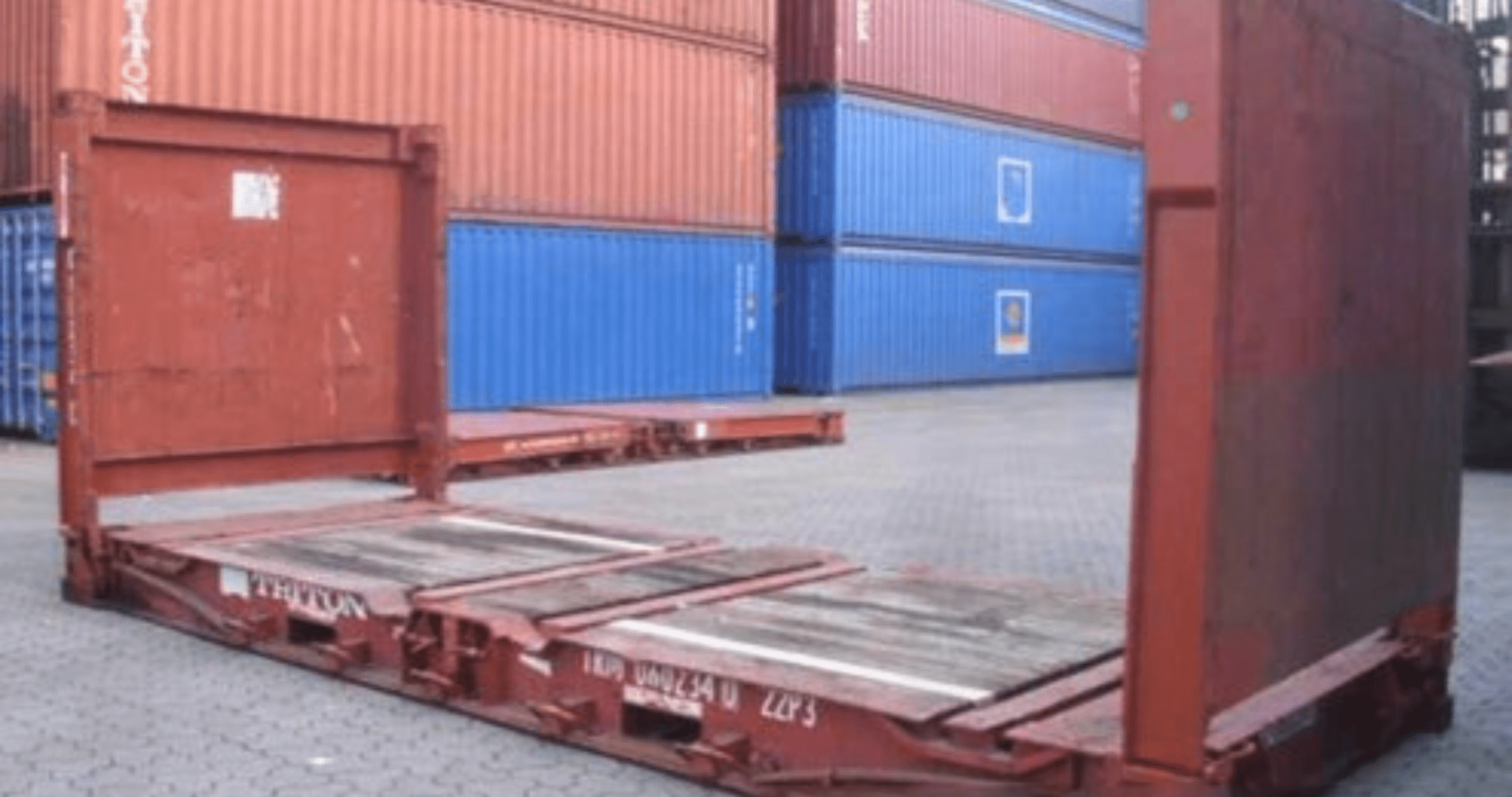 20ft Standard Flat Rack For Sale - Container Sales Group