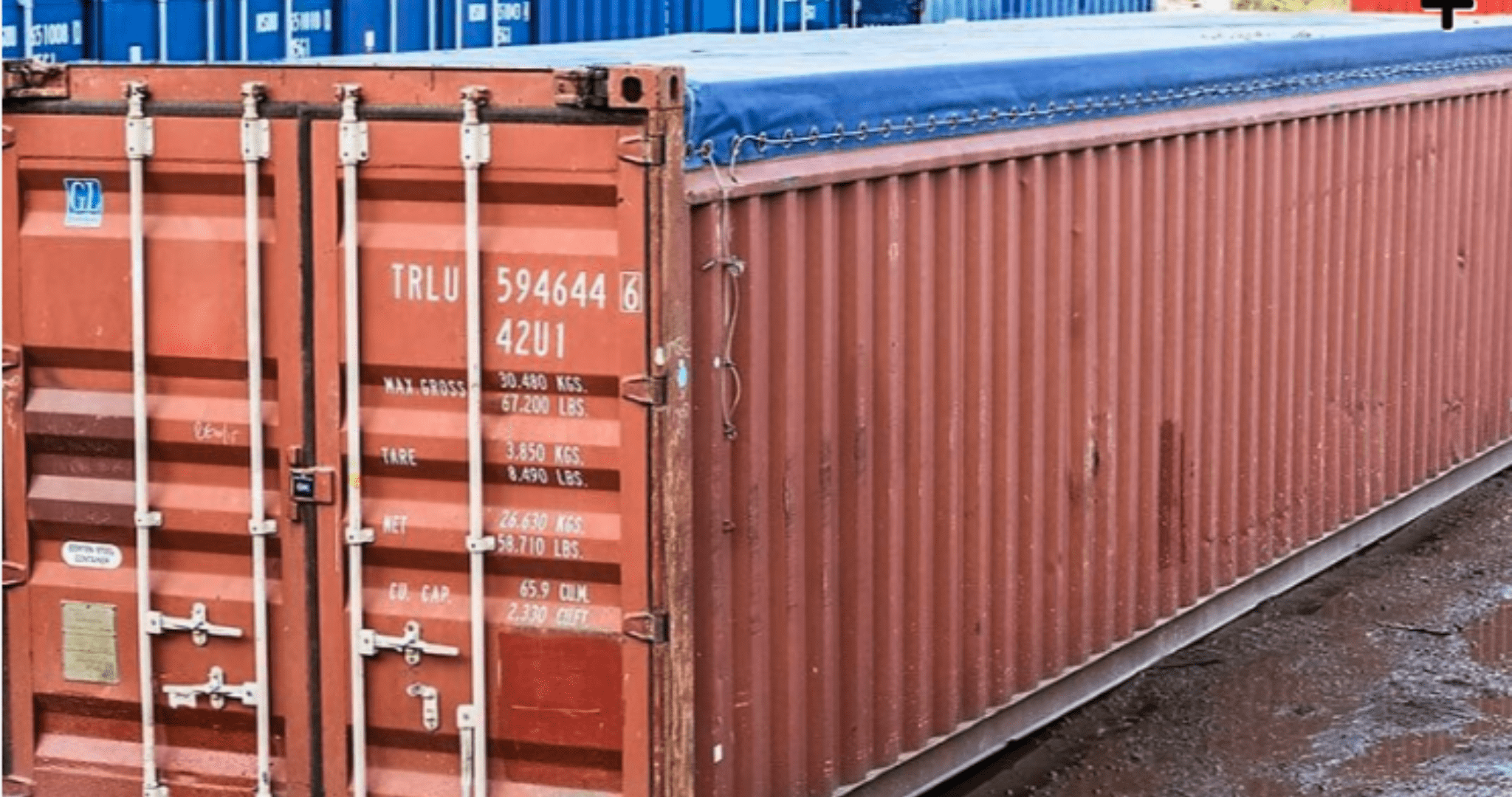 40ft High Cube Open Top Shipping Containers For Sale - Container Sales ...