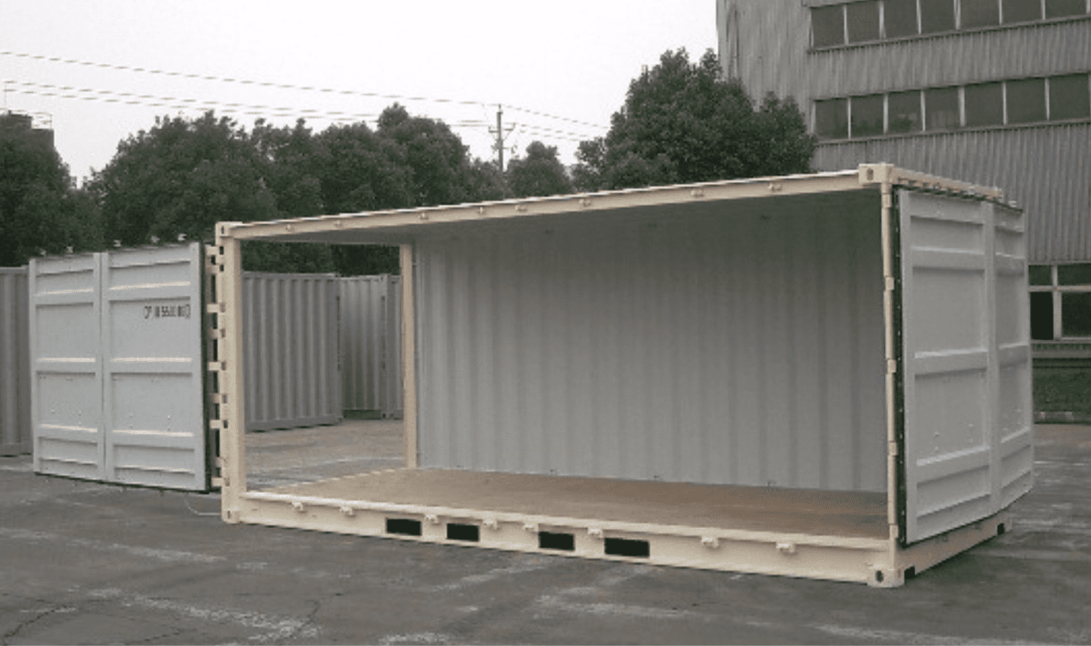 20ft Open-Side Shipping Container for Sale