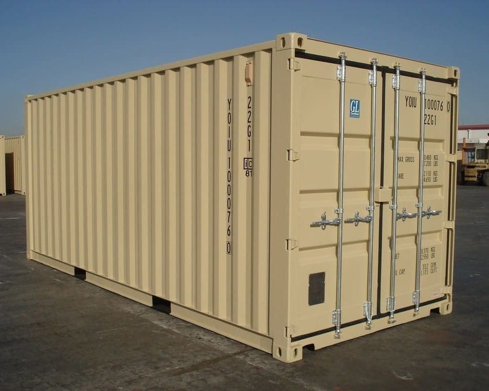 20 ft New Double-Door Shipping Container (Tunnel)